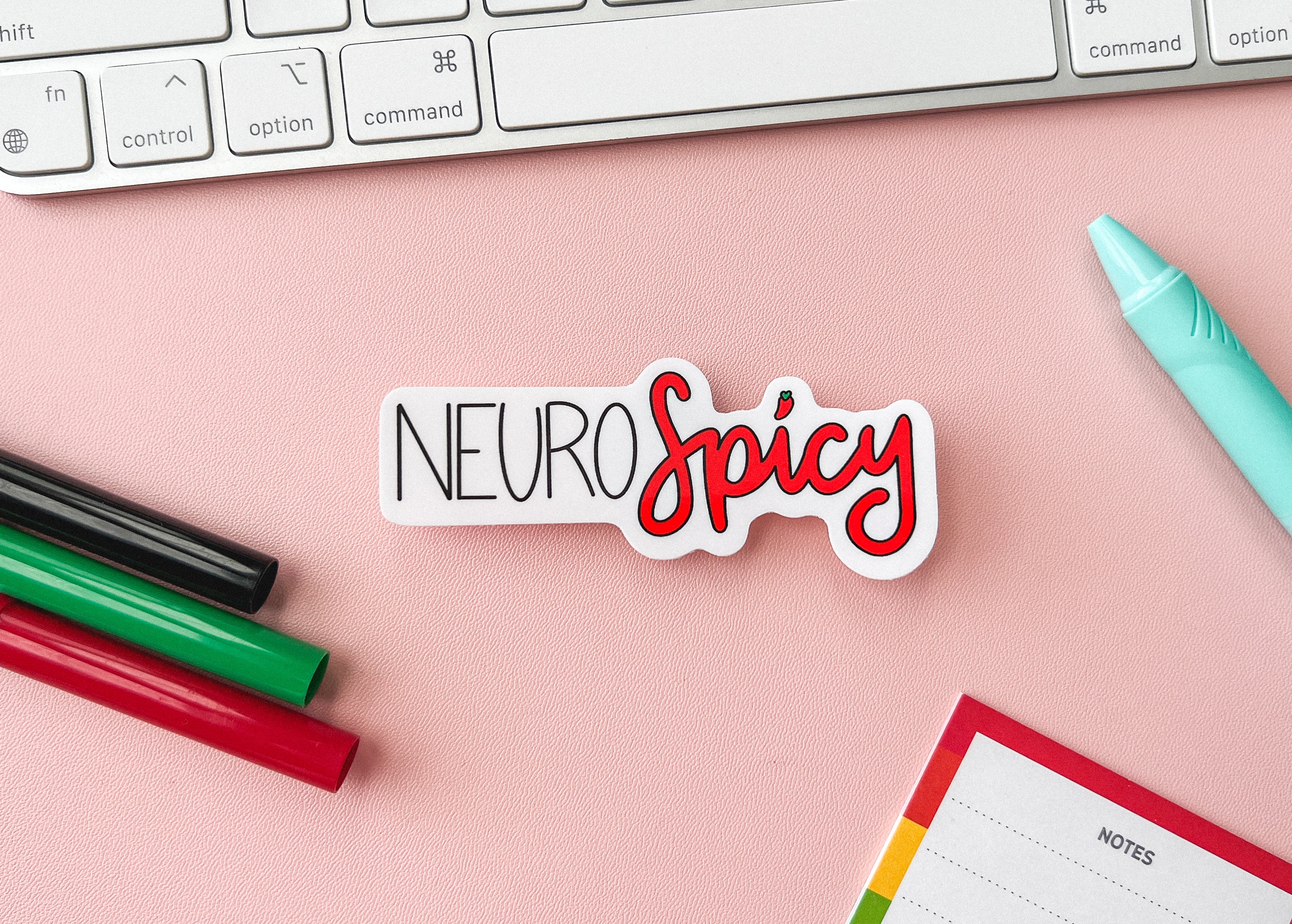 NeuroSpicy Neurodivergent Sticker – The Harpy Otter Co